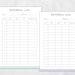 Printable Referral Log, Editable Client Referral Tracking, Referrals ...
