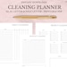 Printable Daily Weekly Monthly Cleaning Planner, Editable Cleaning ...