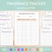 Fragrance and Oil Tracking Form, Printable DIY Candle Maker Soap, Maker ...