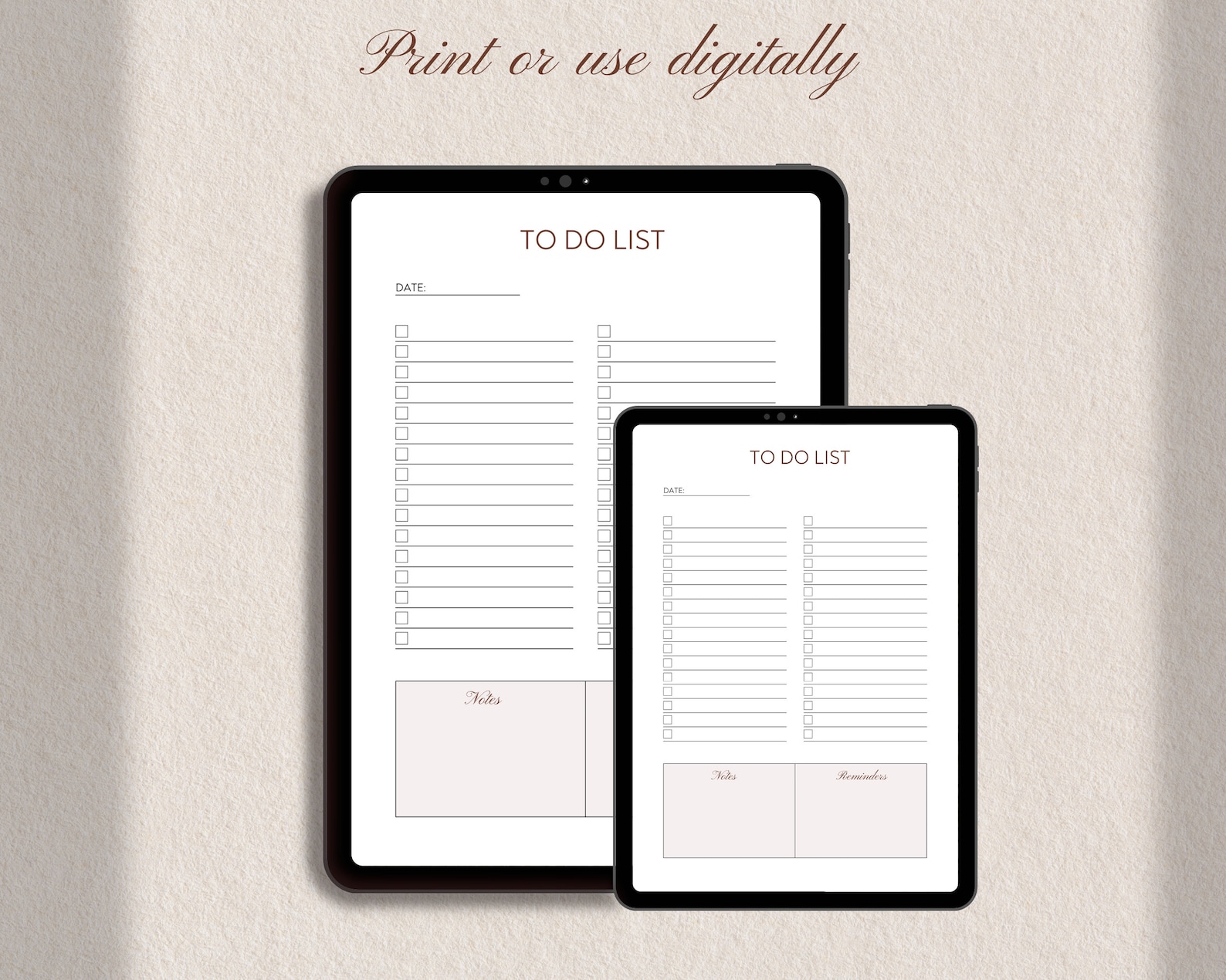 Minimal to Do List Simple Tasks List Template Productivity - Etsy