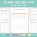 Printable Cleaning Sign off Sheet, Restroom Cleaning, Bathroom Cleaner ...
