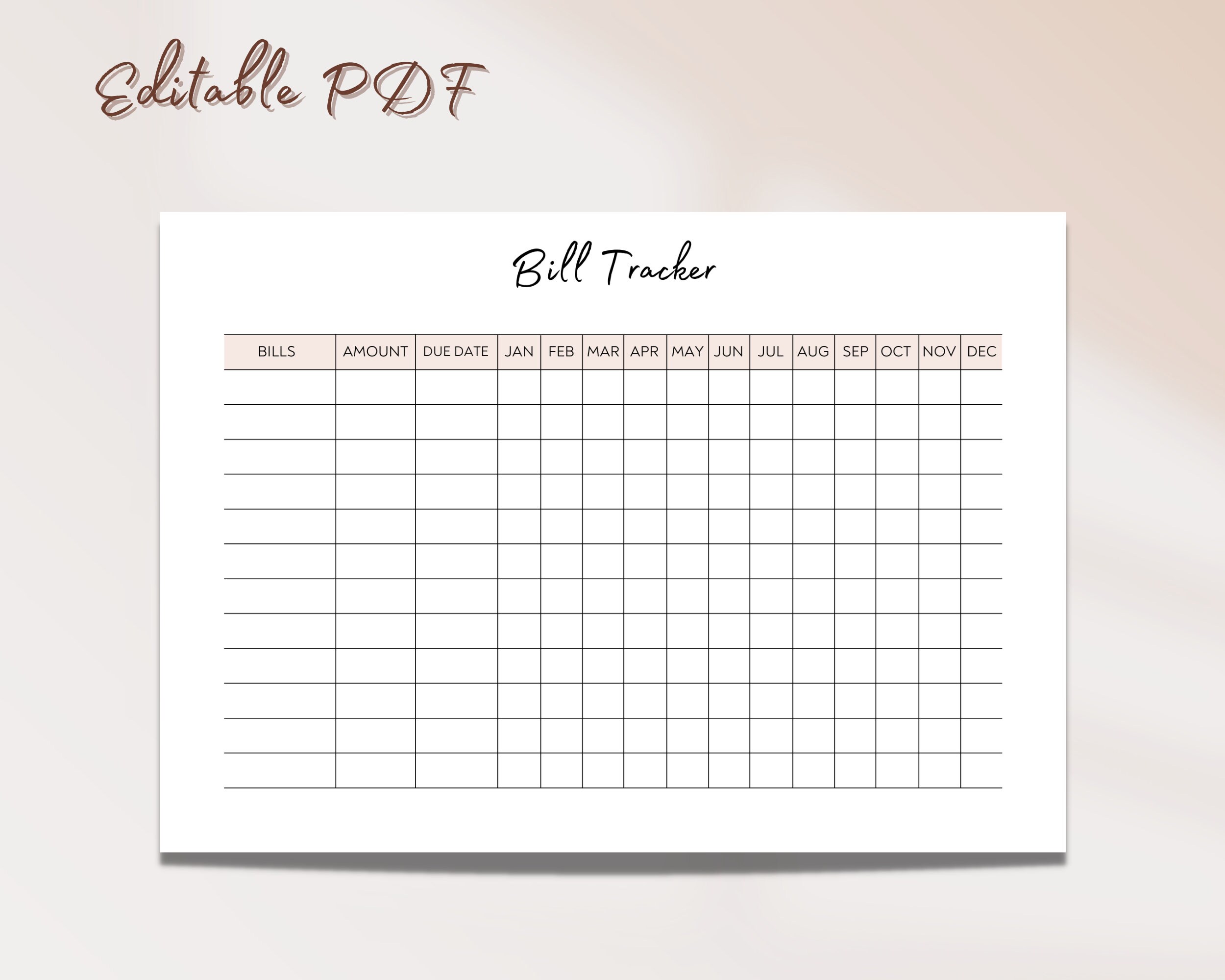 Printable Tracker Bundle Templates, Daily Mood Tracker, Debt Tracker ...