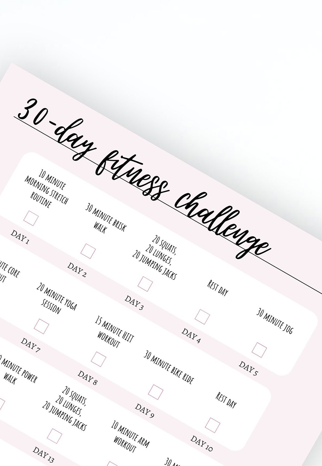 Printable 30 day Fitness Challenge Tracker Goal Checklist Etsy printable-30-day-fitness-challenge-tracker-goal-checklist-etsy