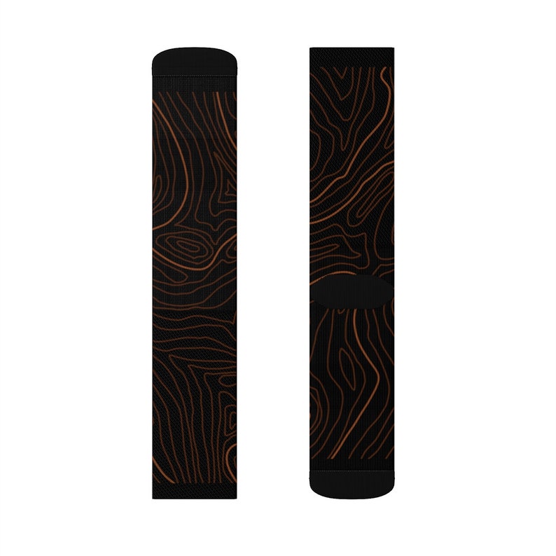 Topographic Map Socks - Etsy