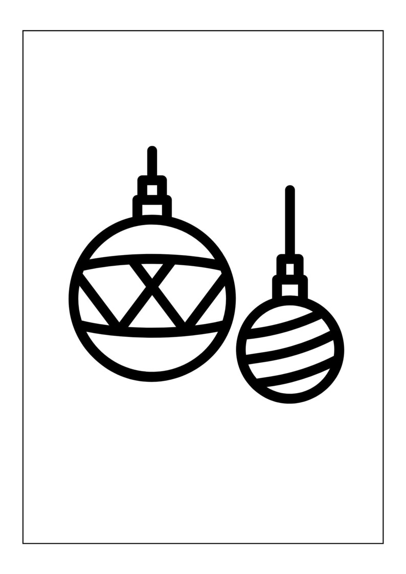 Printable Christmas Colouring Pages Etsy