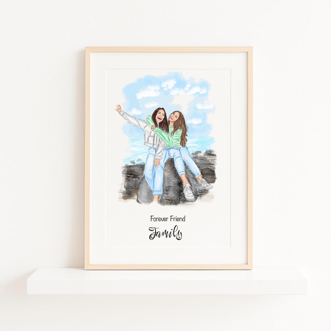 Watercolor Portrait, Custom Watercolor, Portrait From Photo, Best ...