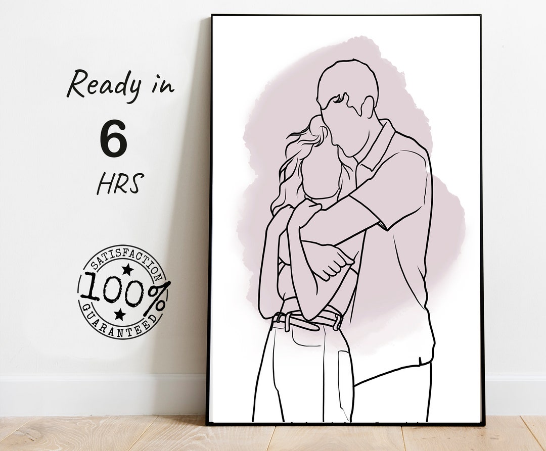 Custom Anniversary Art Print, Custom Wedding Anniversary Art ...