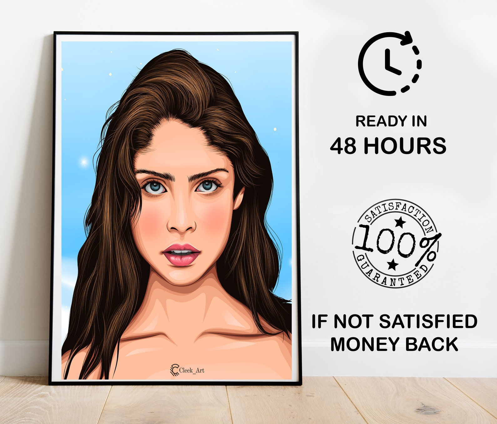 Personalized Digital Cartoon Portrait Minimal Cartoon - Etsy