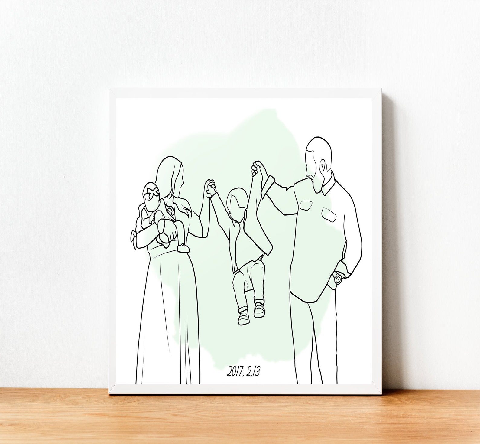 Custom Faceless Portrait, One Line Drawing, Outline Drawing, Gift for ...