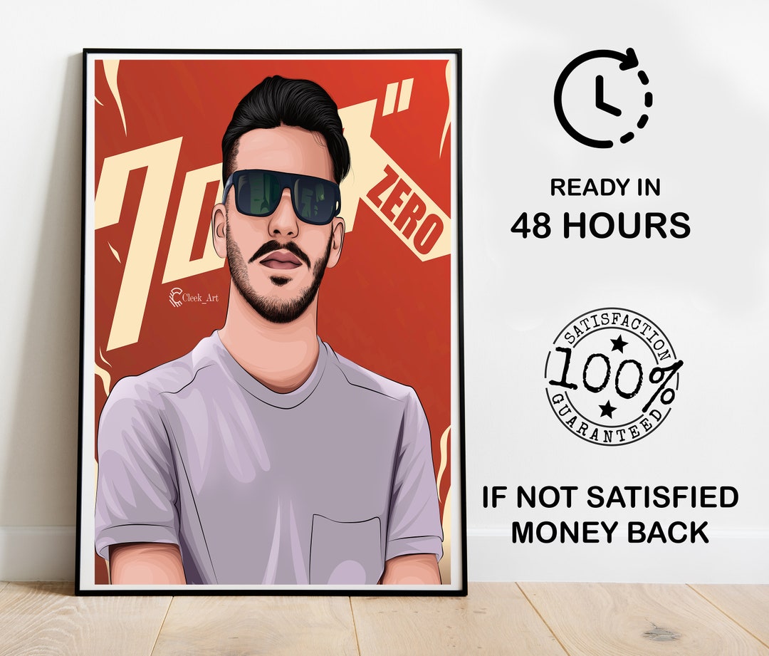 Personalized Cartoon Drawing From Photo, Cartoon Customized Portrait ...