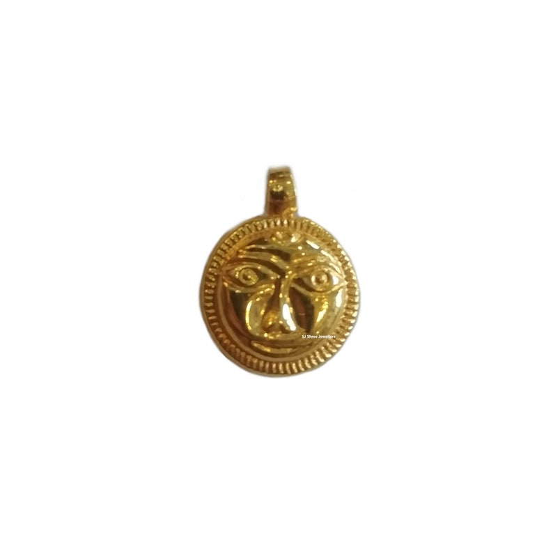 22k Hallmark Pure Gold Sun suraj Pendant for New Born Babies - Etsy
