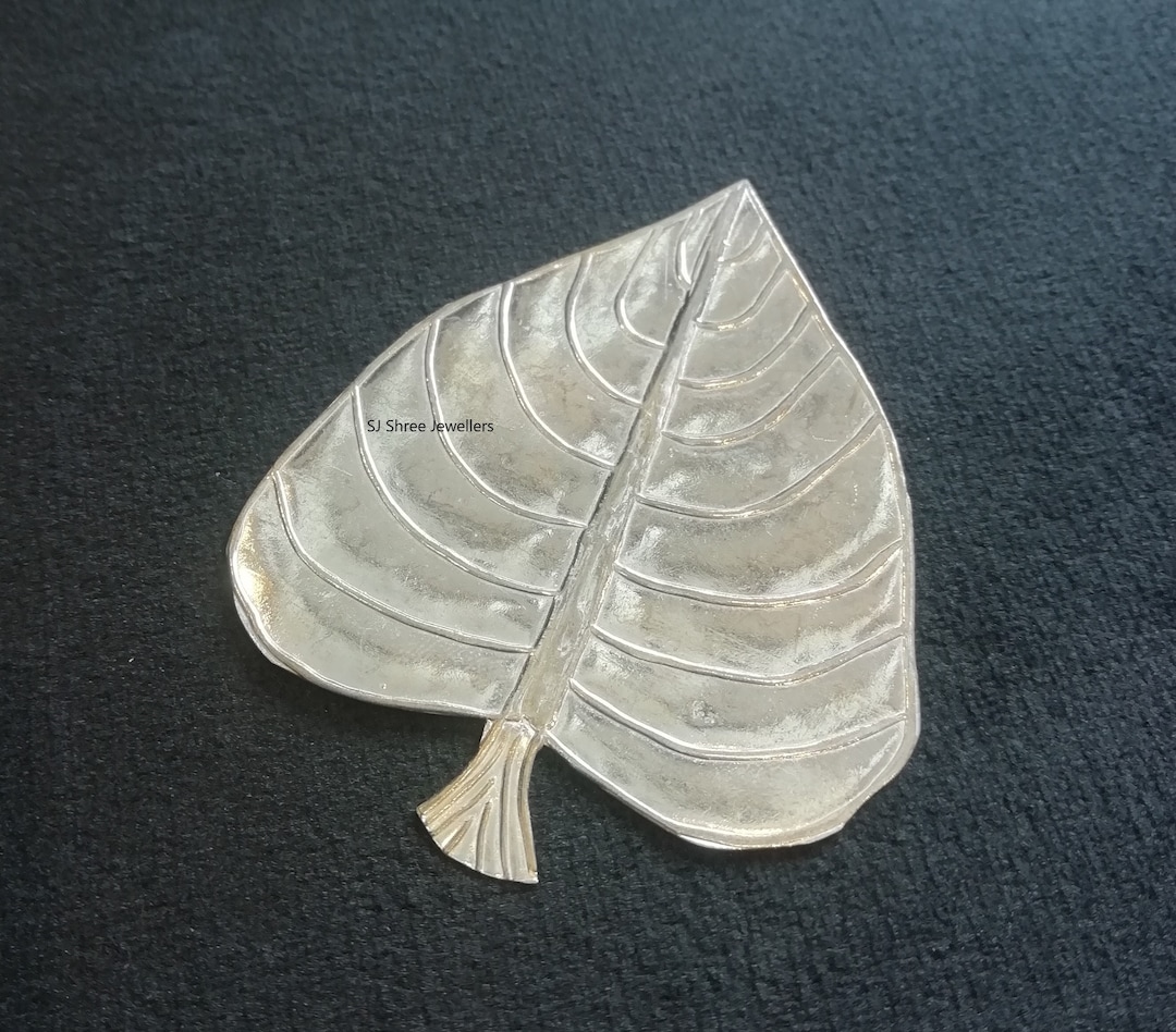 Pure Silver Paan Leave/ Paan Ka Patta/ Silver Betal Leaf for Pooja - Etsy
