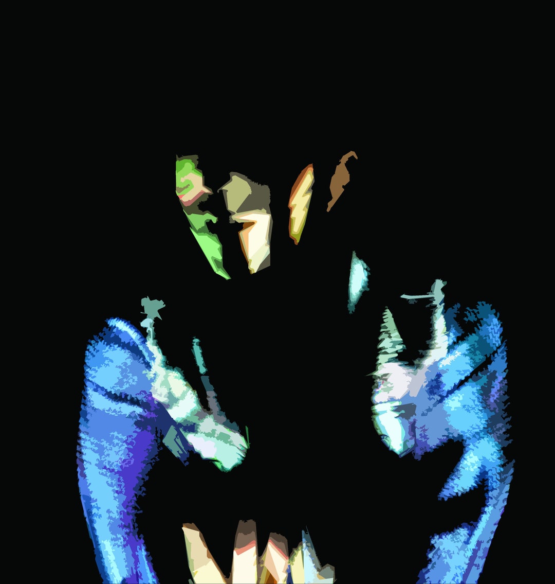 Abstract Shadow Woman or Man Printable Artwork Digital - Etsy