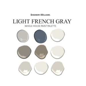 LIGHT FRENCH GRAY Coordinating Colors Modern Interior Home - Etsy