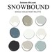 SNOWBOUND Coordinating Colors Modern Interior Home Prepacked Paint ...