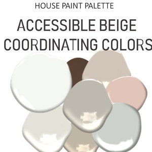 ACCESSIBLE BEIGE Coordinating Colors Modern Interior Home Pre-packed ...