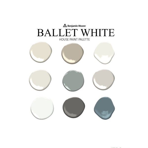 Ballet White Benjamin Moore - Etsy