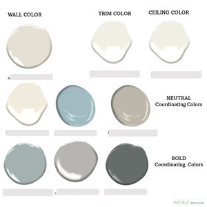 AESTHETIC WHITE Coordinating Colors Modern Interior Home Pre-packed ...