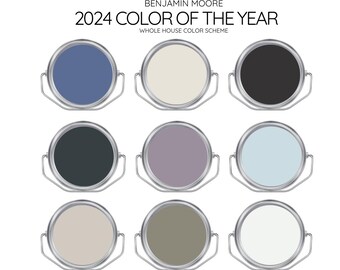 MORNING DEW Benjamin Moore Interior Paint Palette prepacked Paint ...