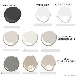 IRON ORE Coordinating Colors Modern Interior Home Pre-packed - Etsy