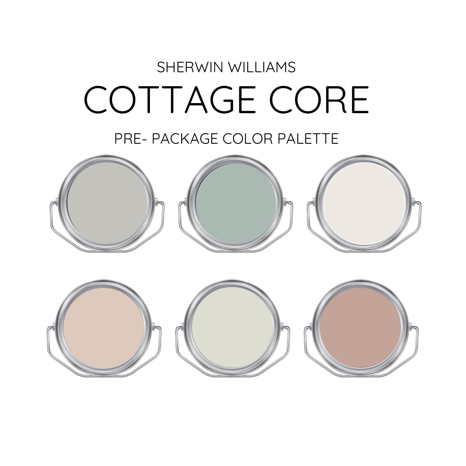 COTTAGECORE Coordinating Colors Modern Interior Home- Pre-packed Paint ...