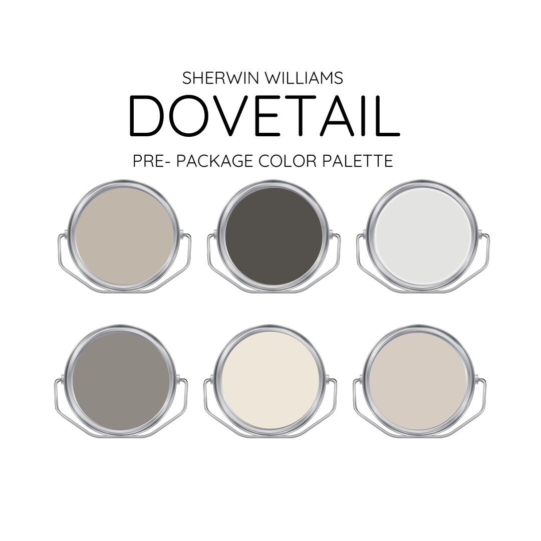 DOVETAIL Coordinating Colors Modern Interior Home- Pre-packed Paint ...
