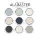 ALABASTER Coordinating Colors Modern Interior Home Pre-packed Paint ...