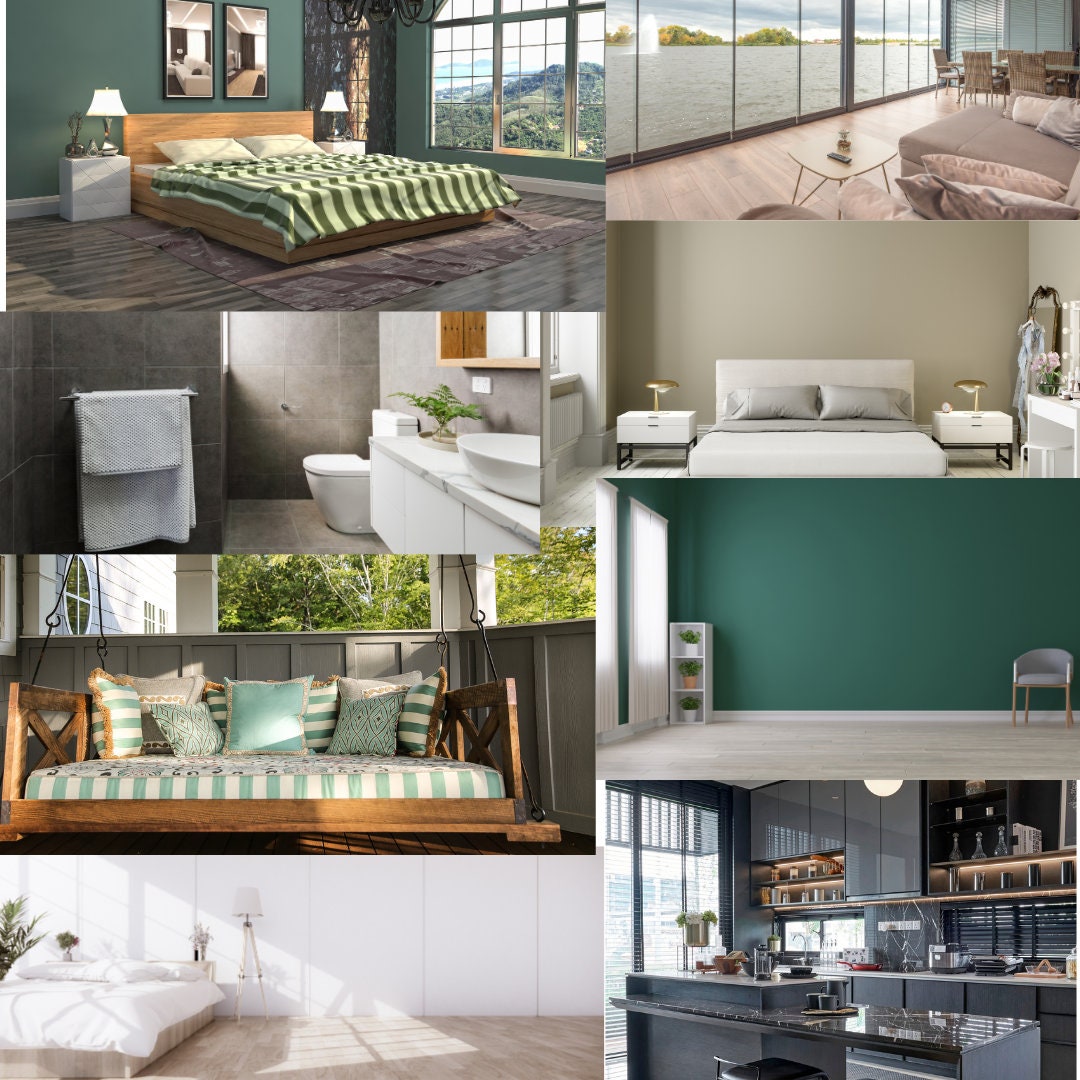 LAKE HOUSE Sherwin Williams Interior Paint Palette -prepacked Paint ...