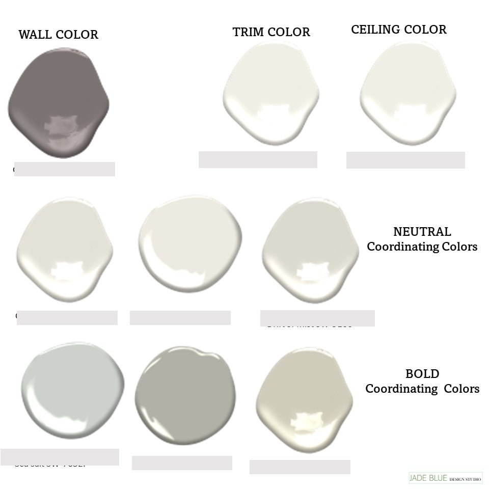 GAUNTLET GRAY Coordinating Colors Modern Interior Home - Etsy