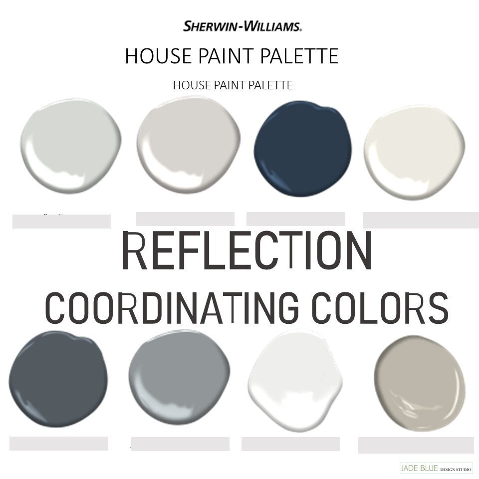 REFLECTION Coordinating Colors Modern Interior Home Pre-packed Paint ...