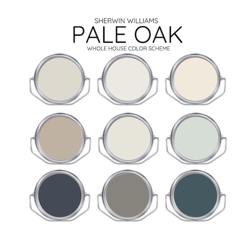 Pale Oak Color Scheme - Etsy