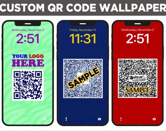 Qr Code Wallpaper - Etsy UK