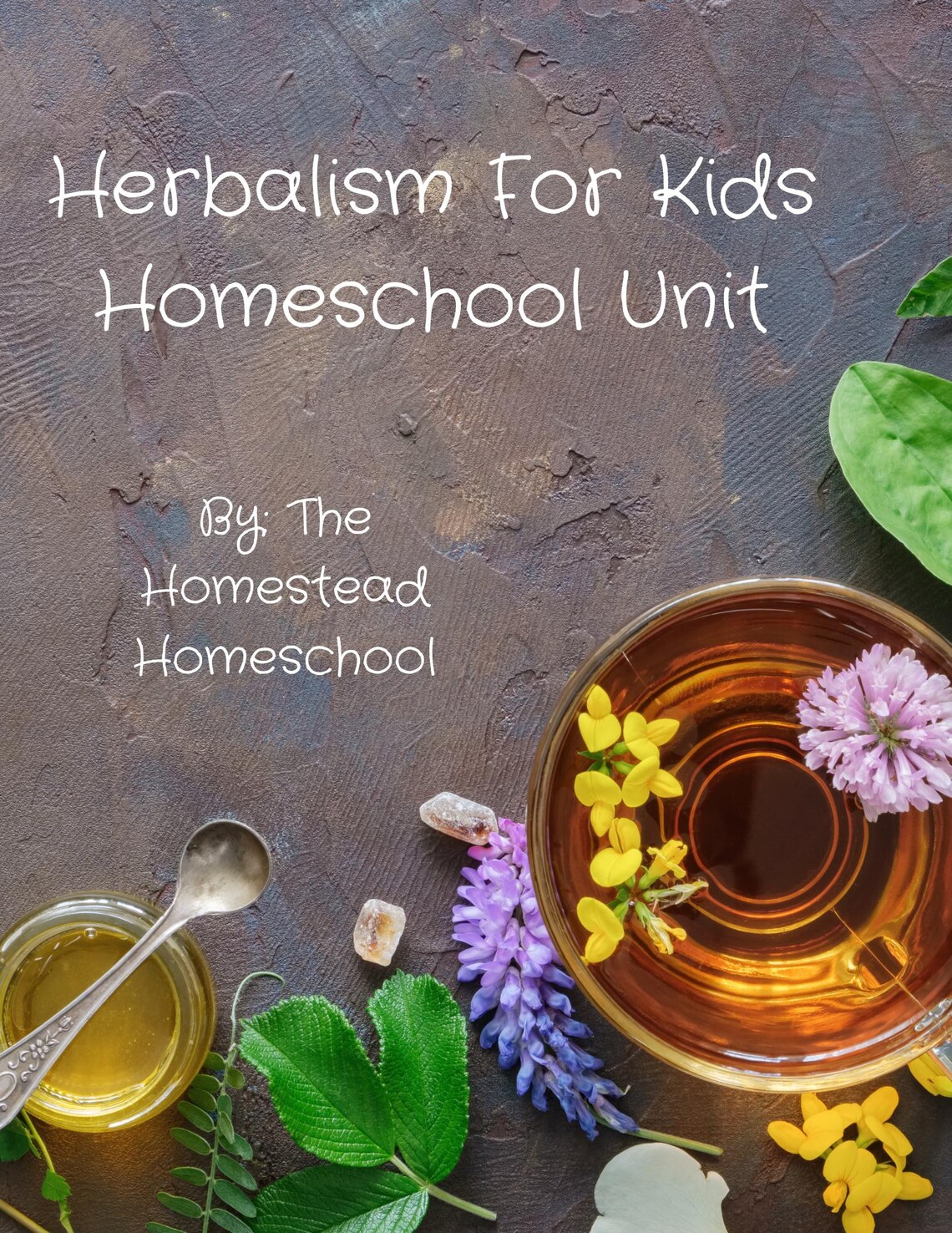 Herbalism for Kids Homeschool Unit - Over 100 Pages for Kindergarten ...