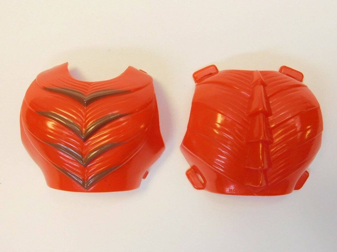 Vtg MOTU He-man 1984 Clawful Red Body Armor Front Back Mattel - Etsy