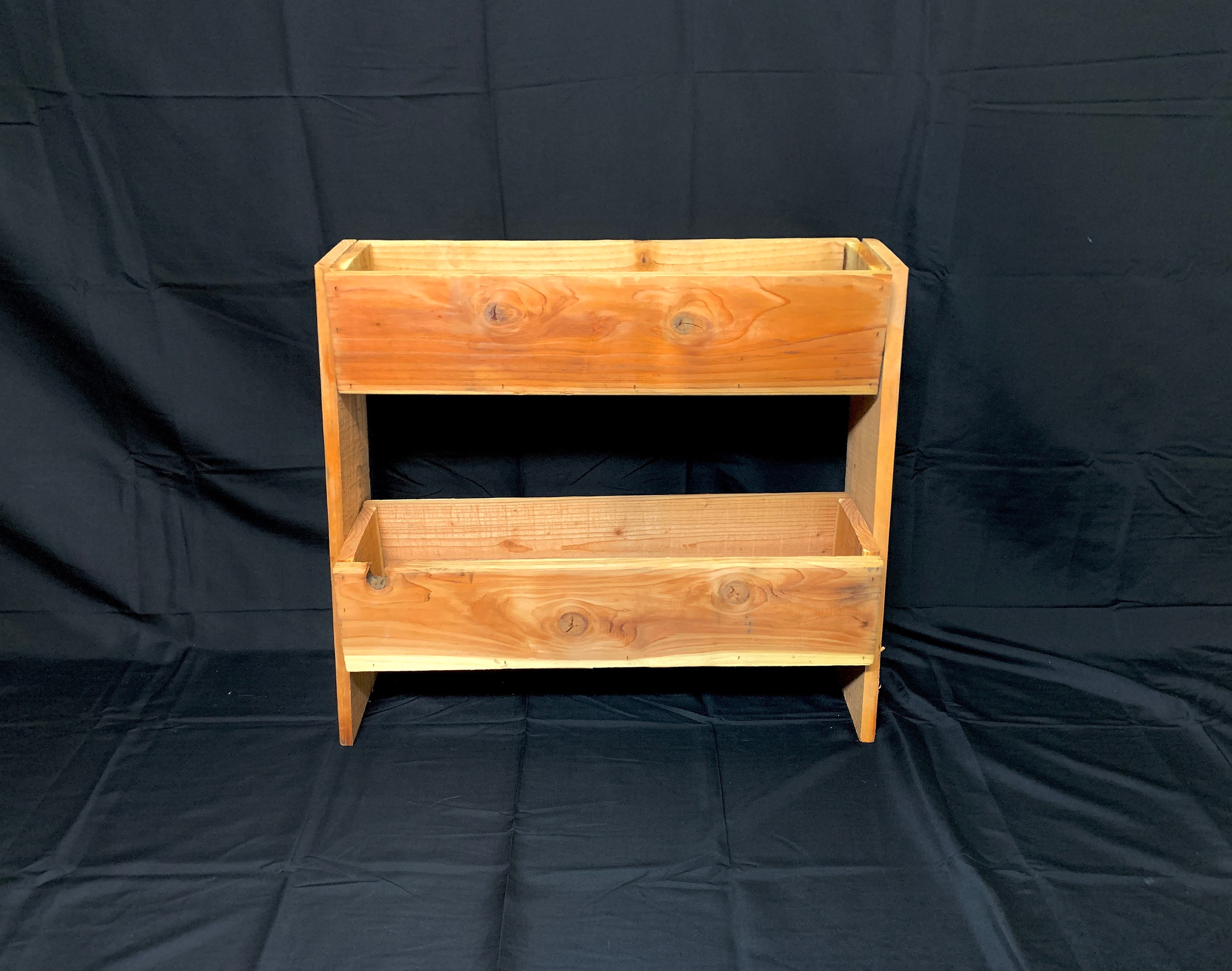 2 Tier Redwood Planter Boxes - Etsy