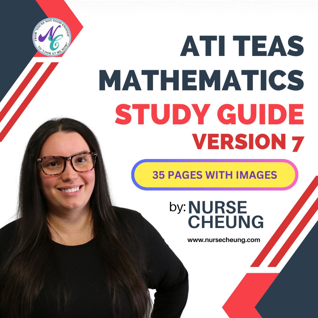 ATI TEAS 7 Mathematics Study Guide by Nursecheung - In-depth Review ...