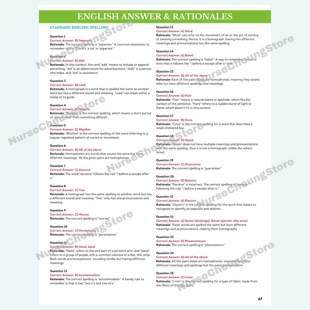 850+ ATI TEAS V7 English Practice Questions by Nursecheung ...