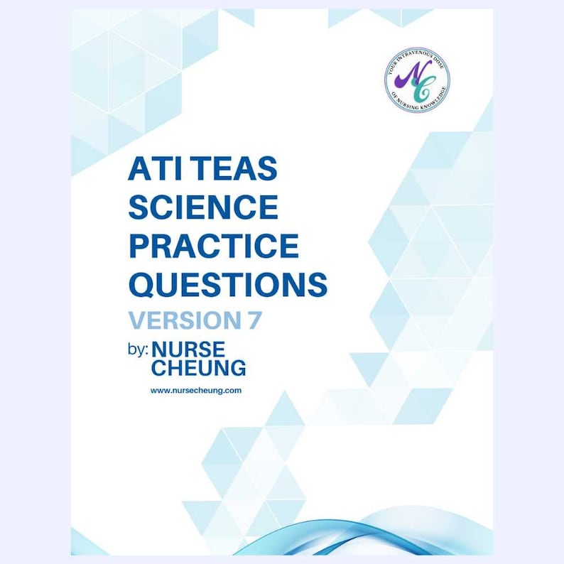 1,050 ATI TEAS V7 Science Practice Questions by Nursecheung ...