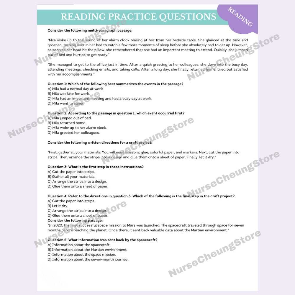 ATI TEAS 7 Reading Study Guide by Nursecheung - In-depth Review With 45 ...
