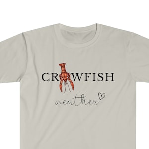 Crawfish Tshirt, Seafood Boil Tshirt, Crawfish Weather, Louisiana Shirt ...