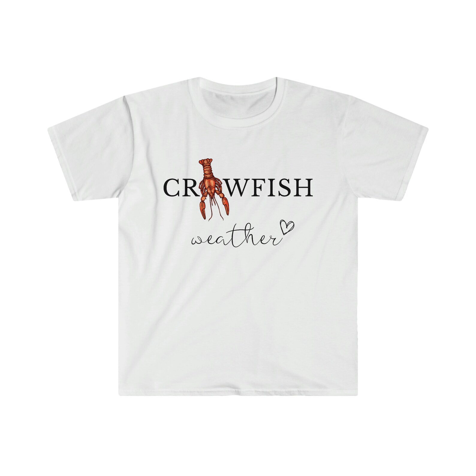 Crawfish Tshirt, Seafood Boil Tshirt, Crawfish Weather, Louisiana Shirt ...