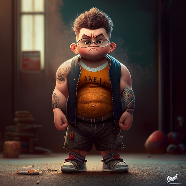 Comisiones de dibujos animados - Etsy México