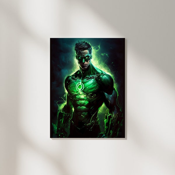 Green Lantern Poster - Etsy