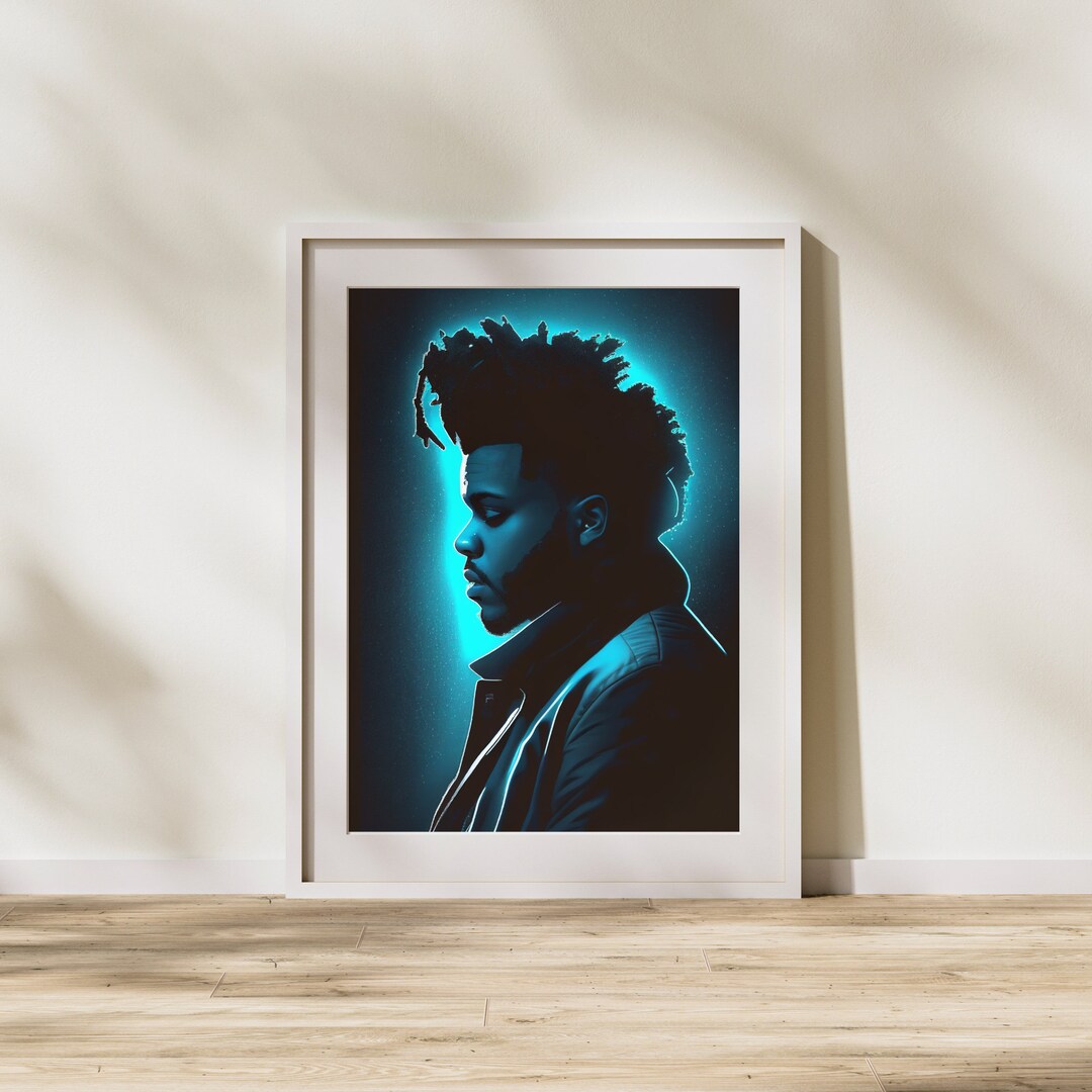 The Weeknd Poster the Weeknd Canvas Music Gifts the Weeknd - Etsy