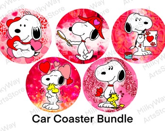 Sublimation Peanuts Car Coaster - Etsy