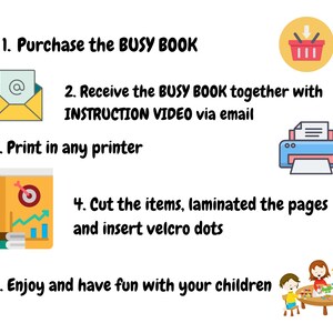 Busy Book for Toddler Transportation Theme, Preschool Children Activity ...