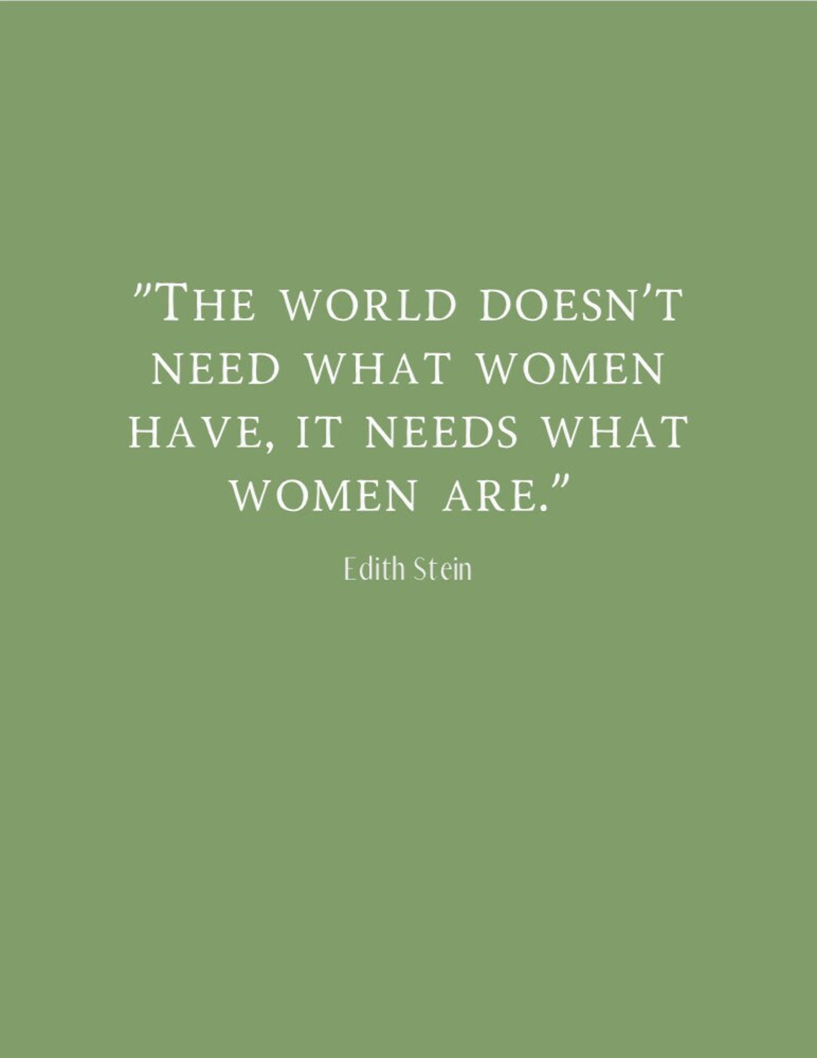 Edith Stein Quote Digital Download Print - Etsy