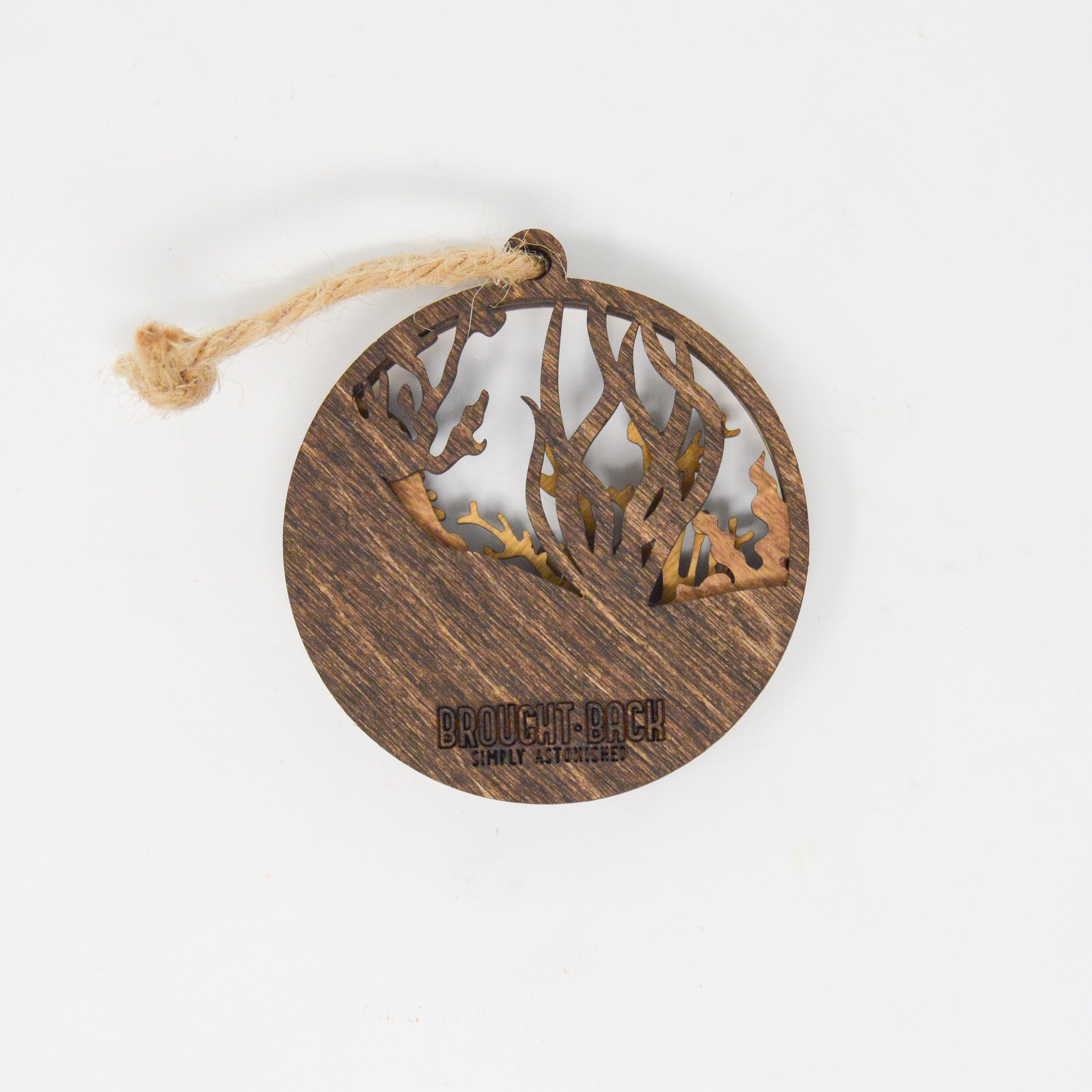 Under the Sea Laser Cut Ornament, Handmade 3D Layered Wooden Nature ...