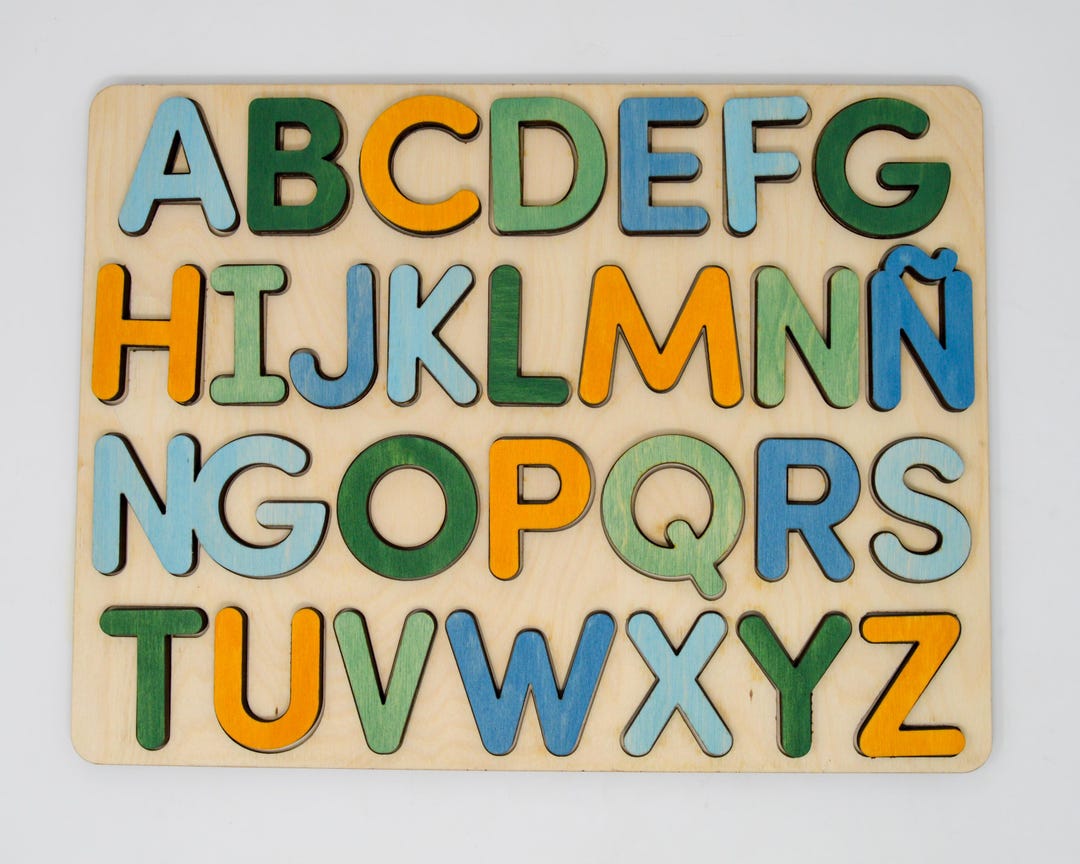 Handmade Personalized Filipino ABC Board | Custom Wood Alphabet Sensory ...