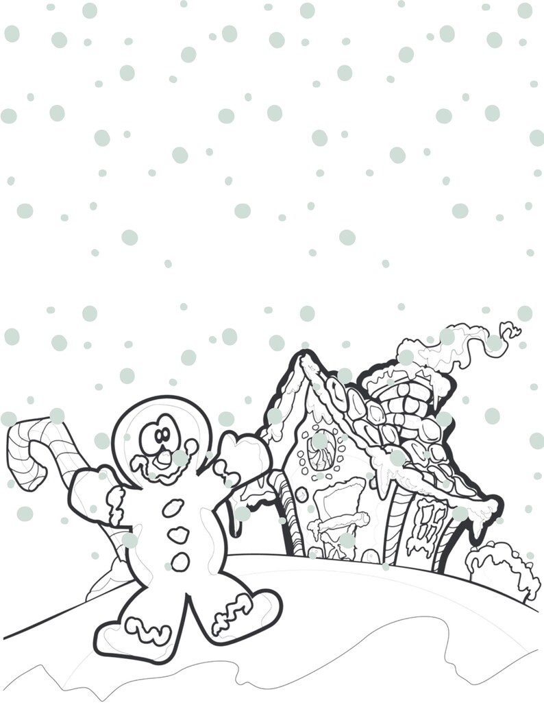 Coloring Pages to Print for Christmas Christmas Printables - Etsy